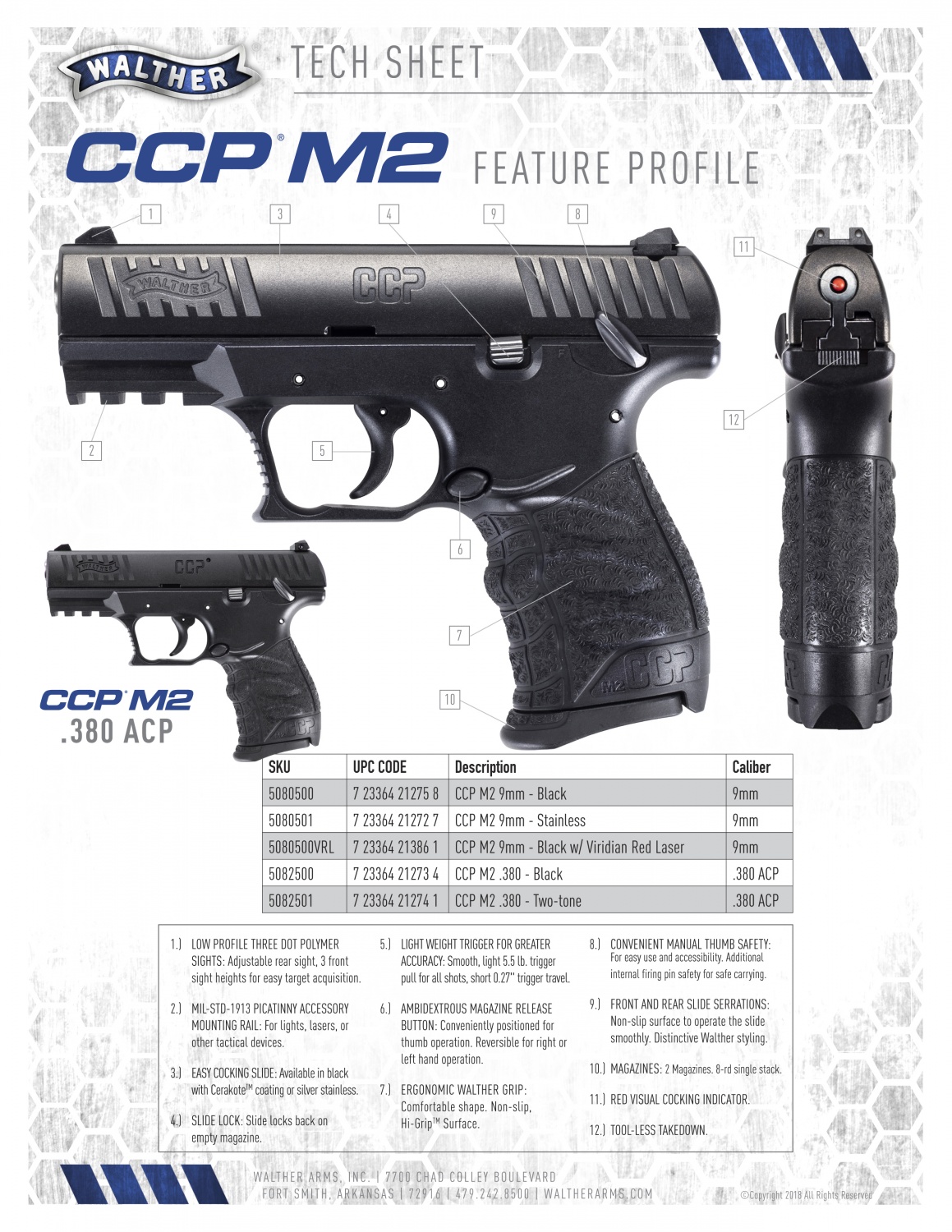 Walther Premieres the CCP M2 in 380 ACP – CrossBreed Blog